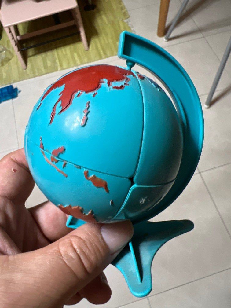 Globe shaped 2x2 Rubik’s cube, Hobbies & Toys, Toys & Games on Carousell