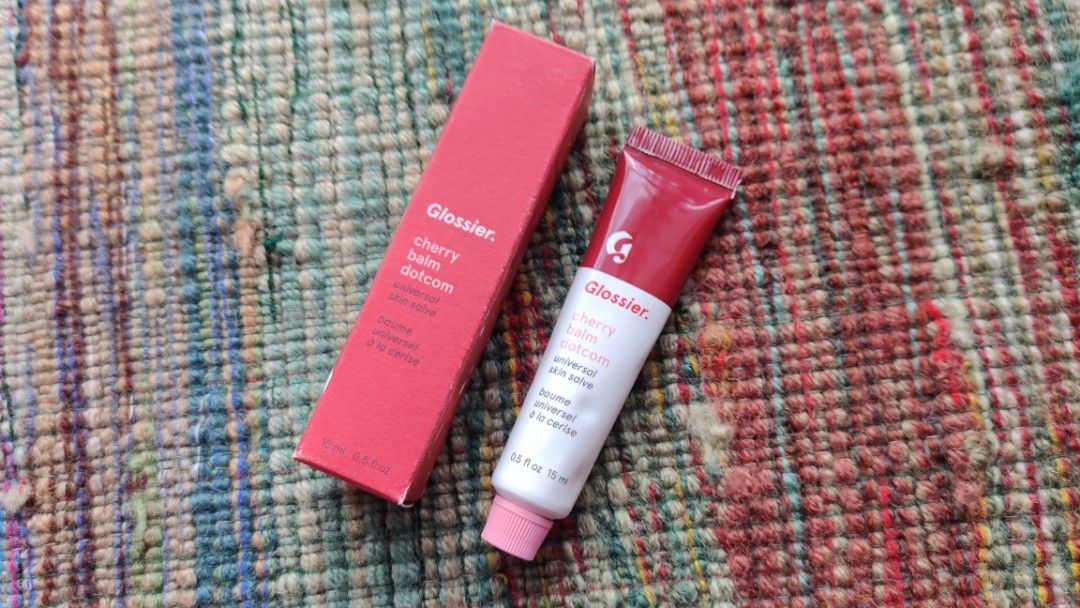 Glossier Cherry Balm Dotcom Original Formula, Beauty & Personal Care ...