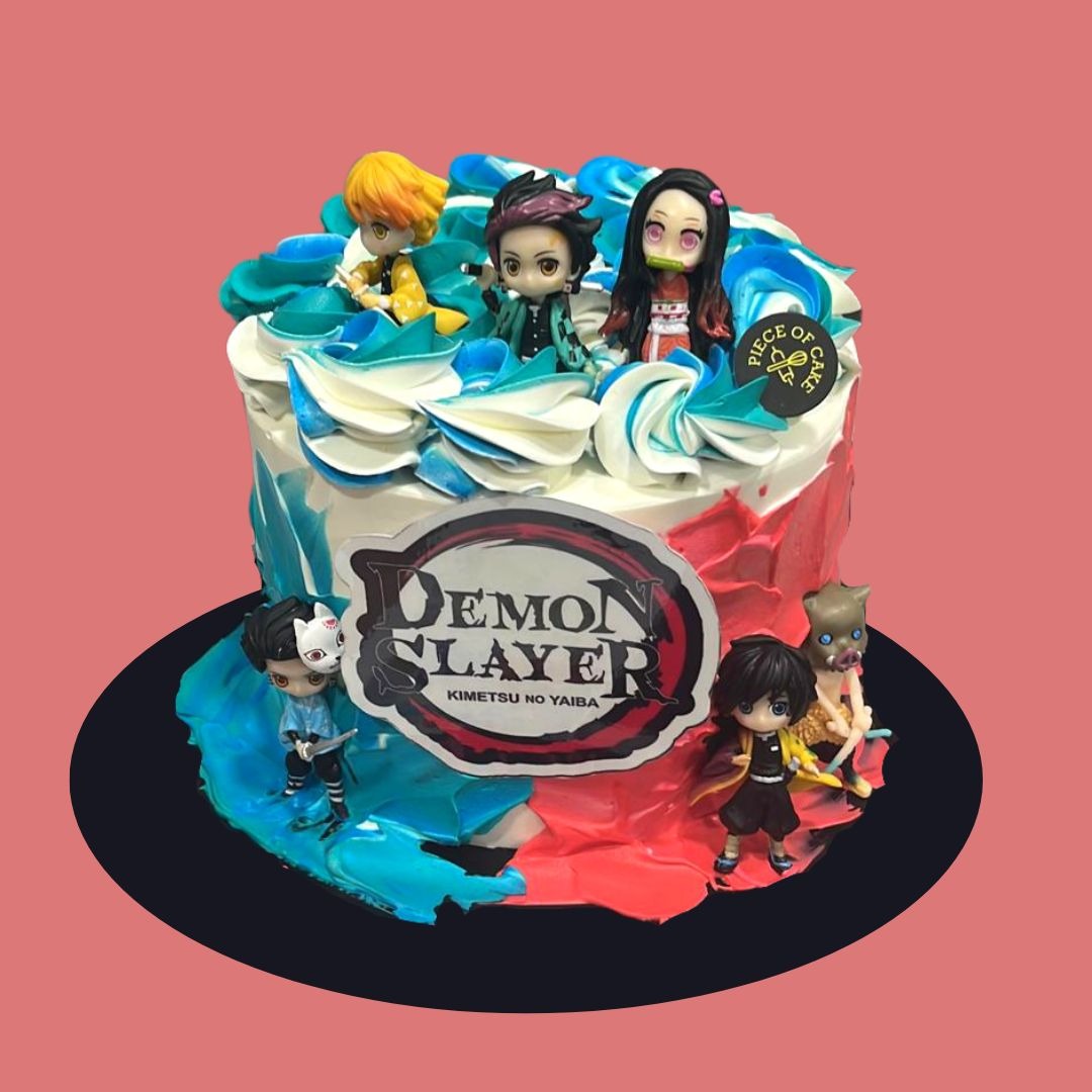 Halal-Certified Demon Slayer Cake, Food & Drinks, Homemade Bakes on ...