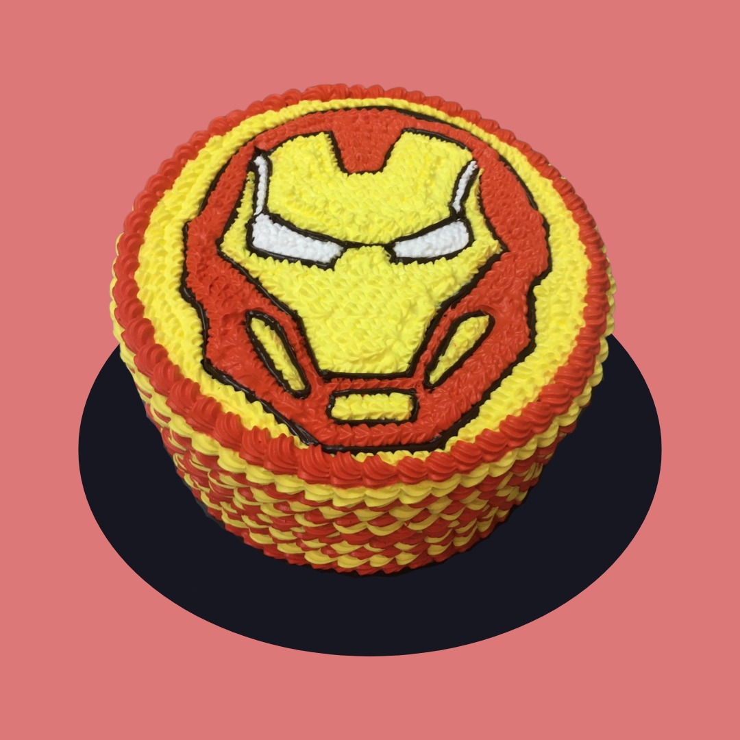 Halal-Certified Iron Man Cake (Ideal For Kids), Food & Drinks, Homemade ...