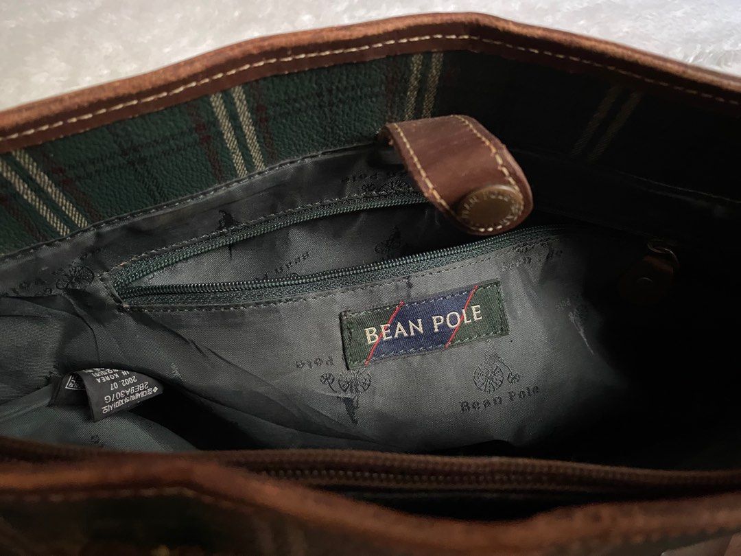 Hand Bag Bean Pole, Fesyen Wanita, Tas & Dompet di Carousell