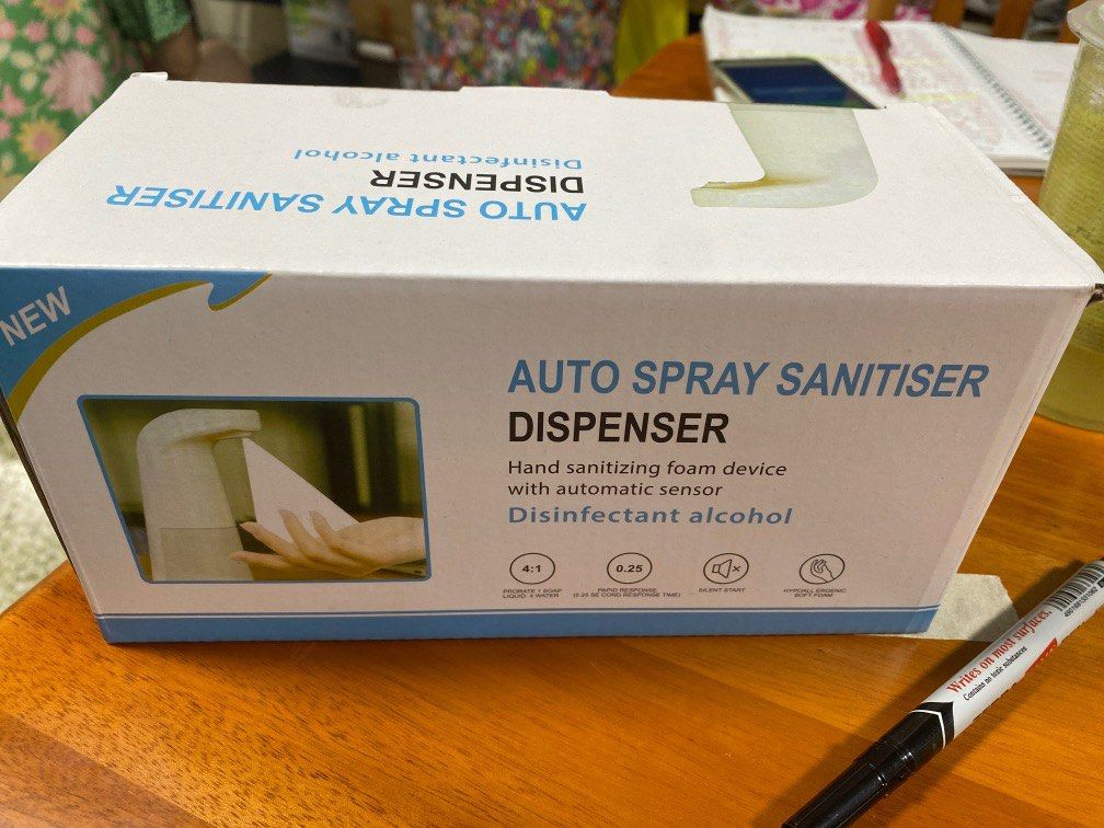 hand sanitizing foam device with automatic sensor, Beauty & Personal ...