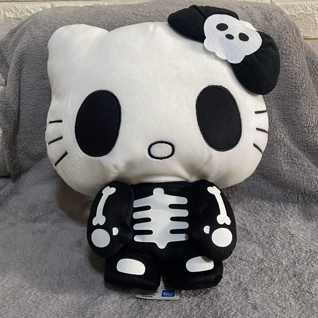 Hello Kitty Skeleton Plush on Carousell