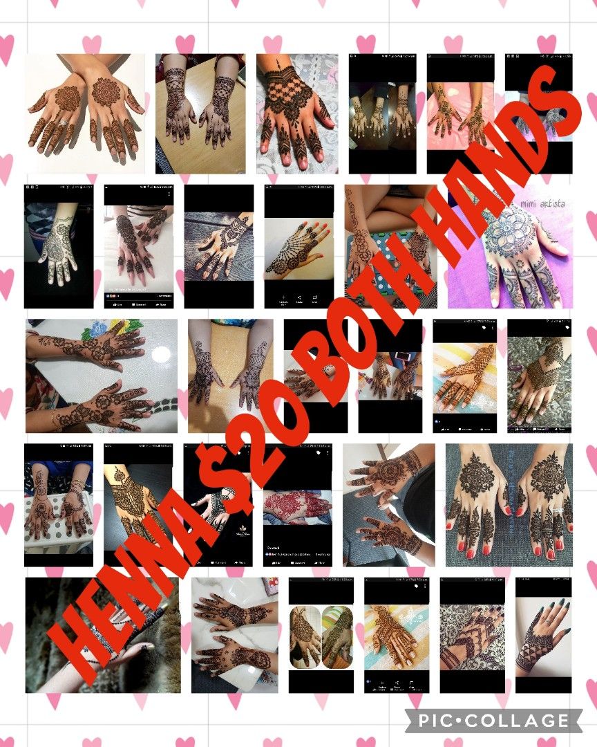 Henna Raya 2023 / Eid Henna, Beauty & Personal Care, Hands & Nails on ...