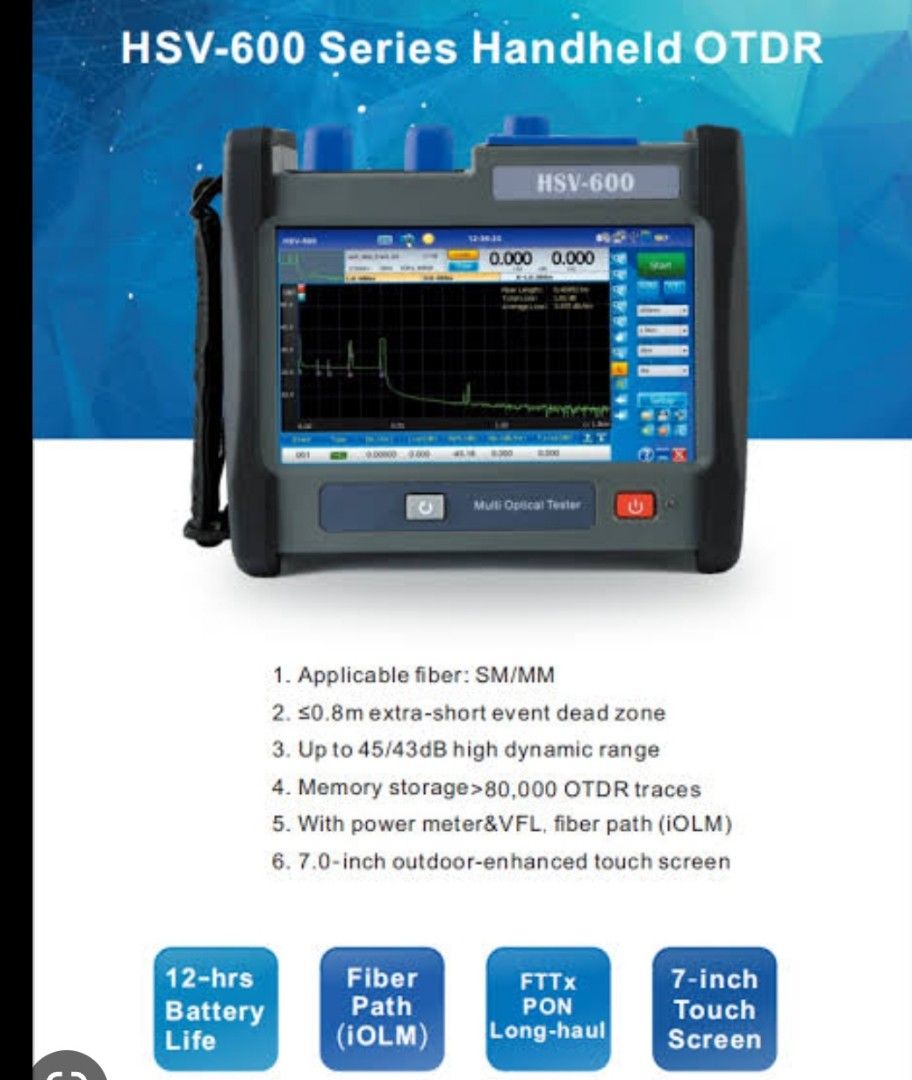 HONSERV HSV-610 OTDR, Computers & Tech, Office & Business Technology on ...