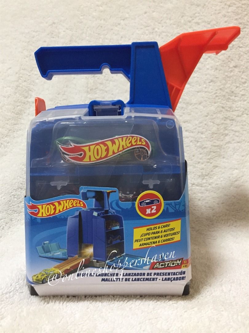 Hot Wheels Track Builder Display Launcher (2 cars included), Hobbies ...