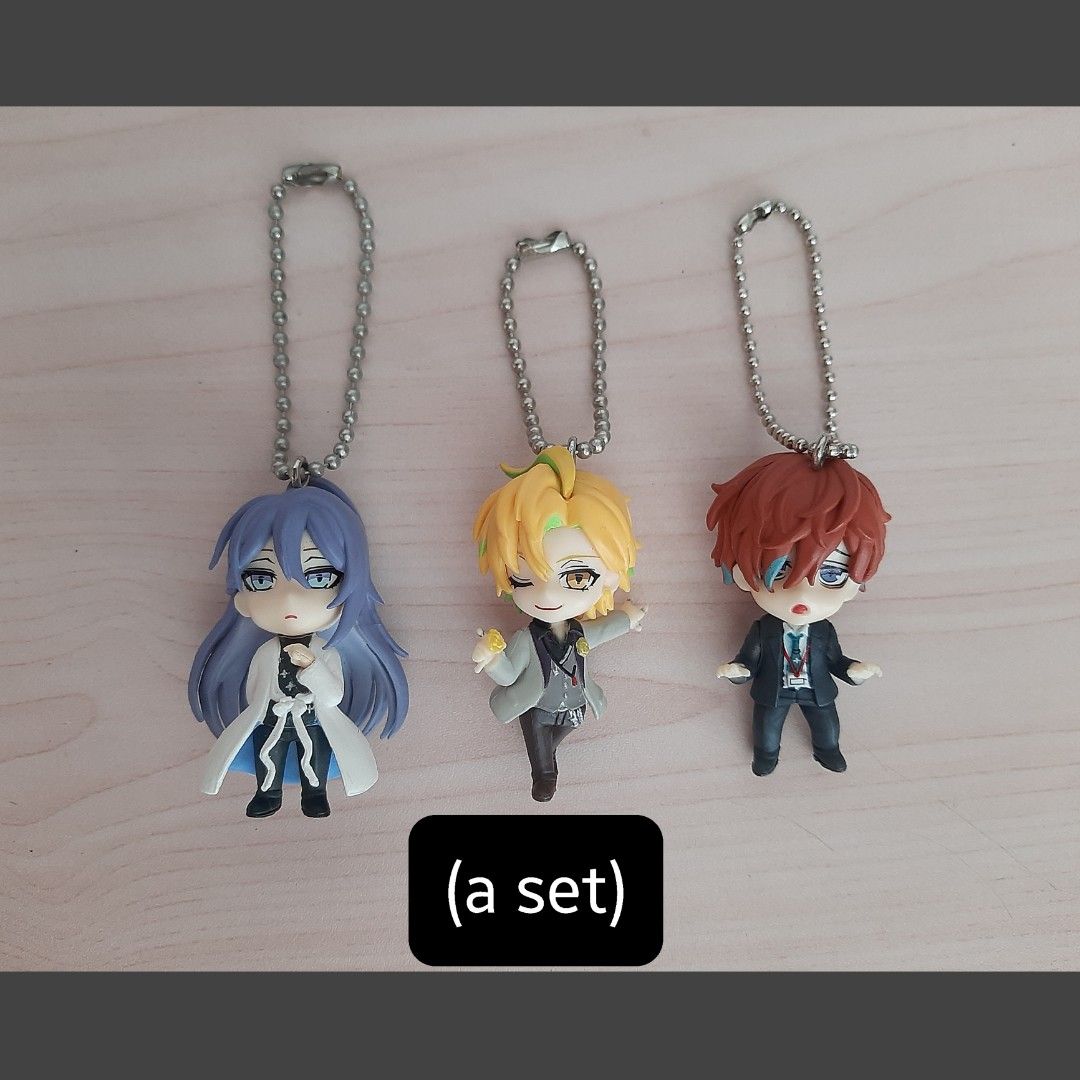 [Hypnosis Mic/Hypmic] Matenro figurine keychains (jakurai, hifumi ...