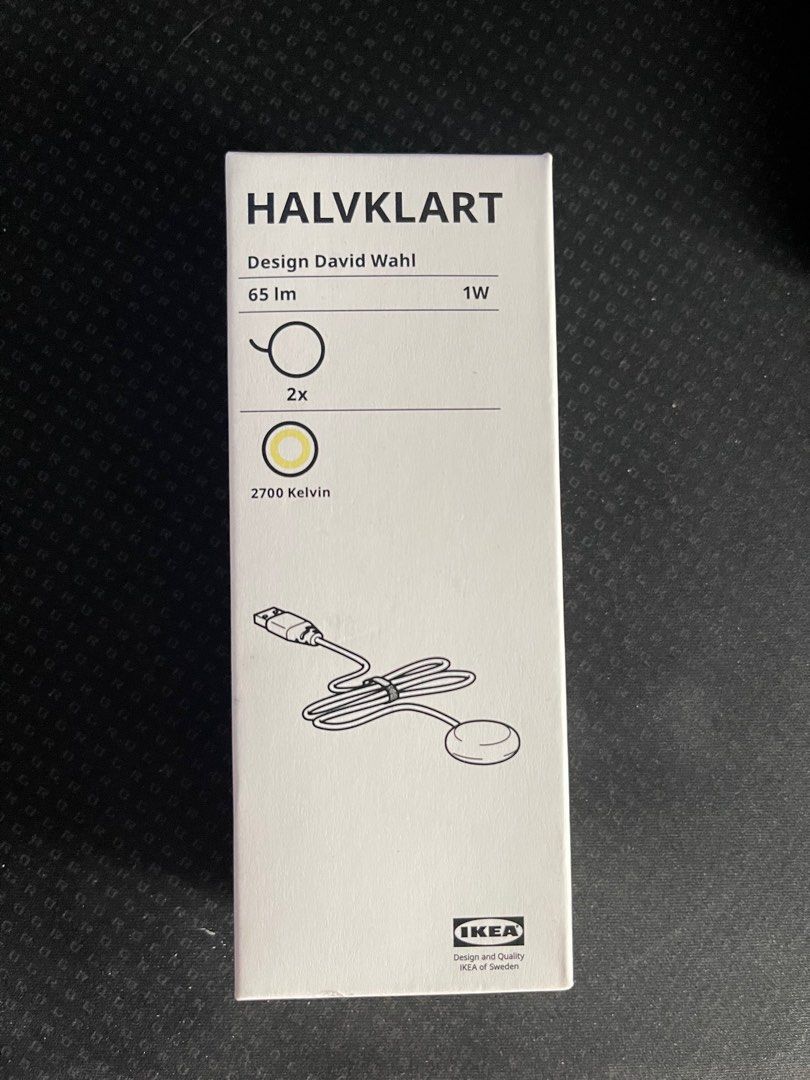 Ikea Halvklart Led Cabinet Spotlight 2pcs Box Furniture Home