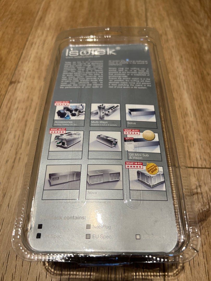 Isotek Evo3 Isoplug, Audio, Other Audio Equipment on Carousell