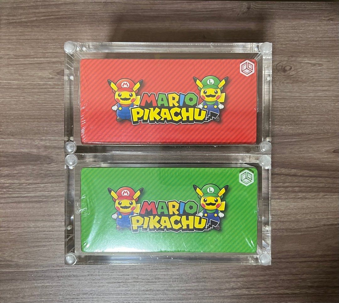 Japan Pokémon Center Limited XY Break Mario Pikachu Luigi Pikachu ...