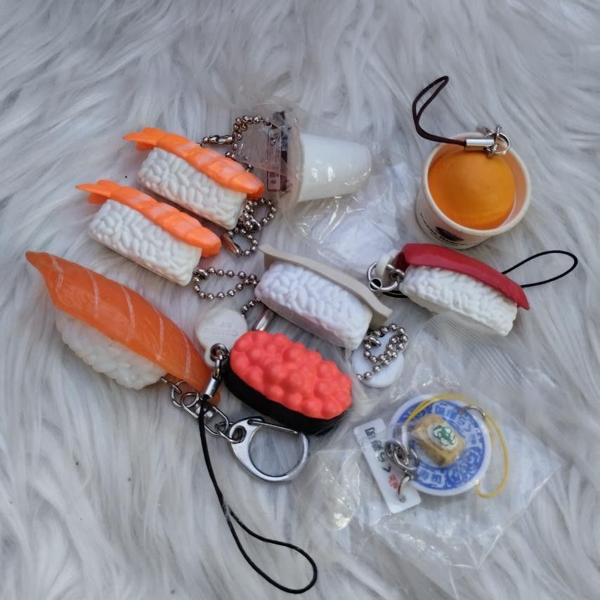 Japanese Sushi Food Keychain BUNDLE on Carousell