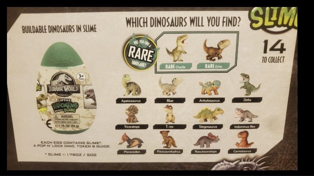 Jurassic world Hatchling captivz (Indominus Rex), Hobbies & Toys, Toys ...