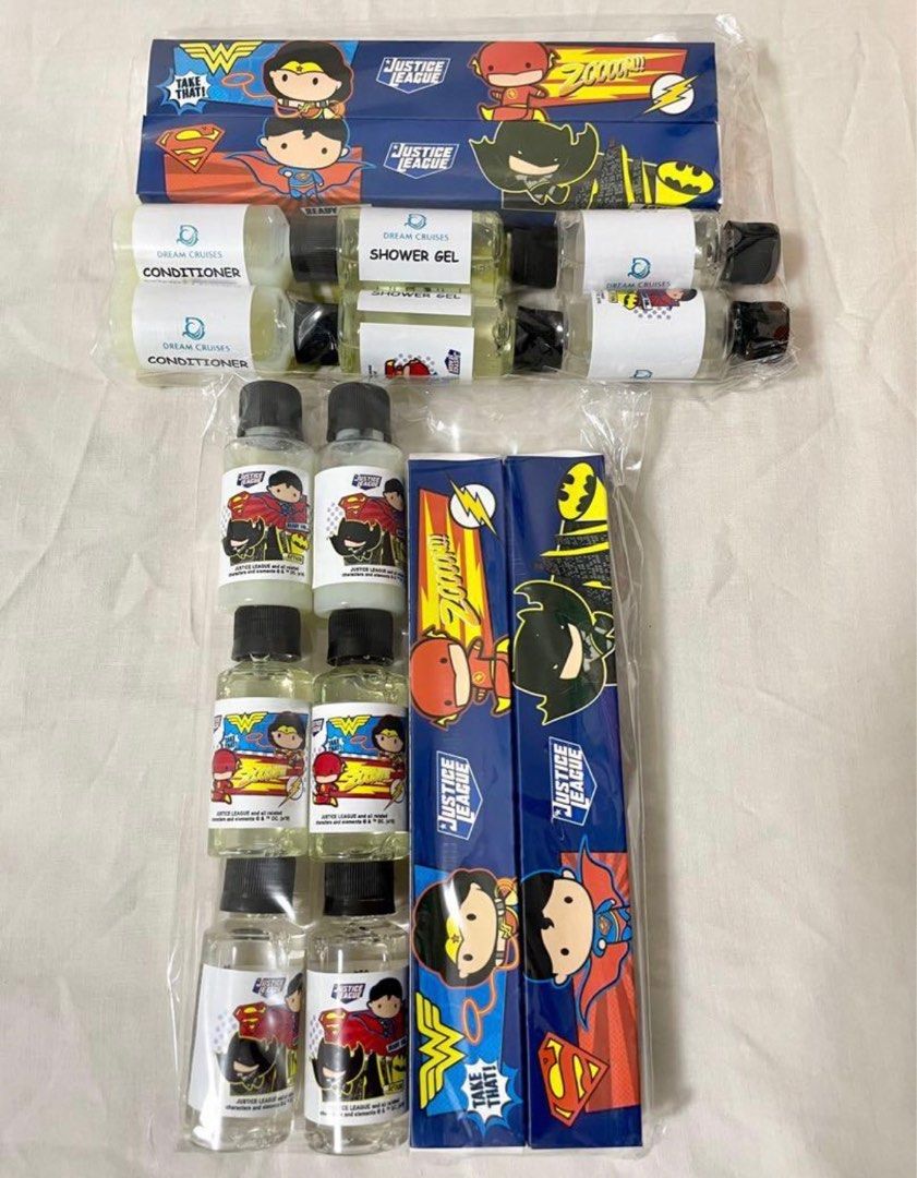 Justice League DC Comics Theme Toiletries Set, Hobbies & Toys ...