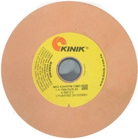Kinik Grinding Wheel 6 x 3/4 x 1 Grit 600 Color Orange, Commercial ...