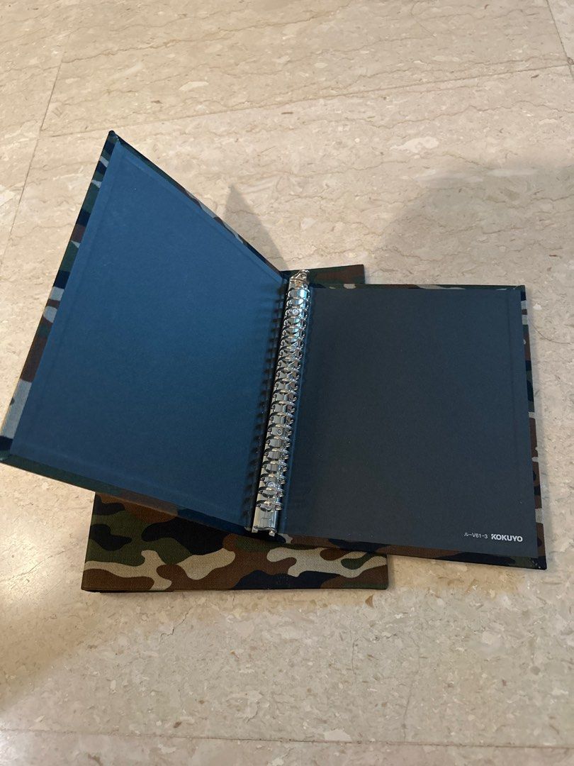 Kokuyo japan camouflage folder a5 b5 folder, Hobbies & Toys, Stationery ...