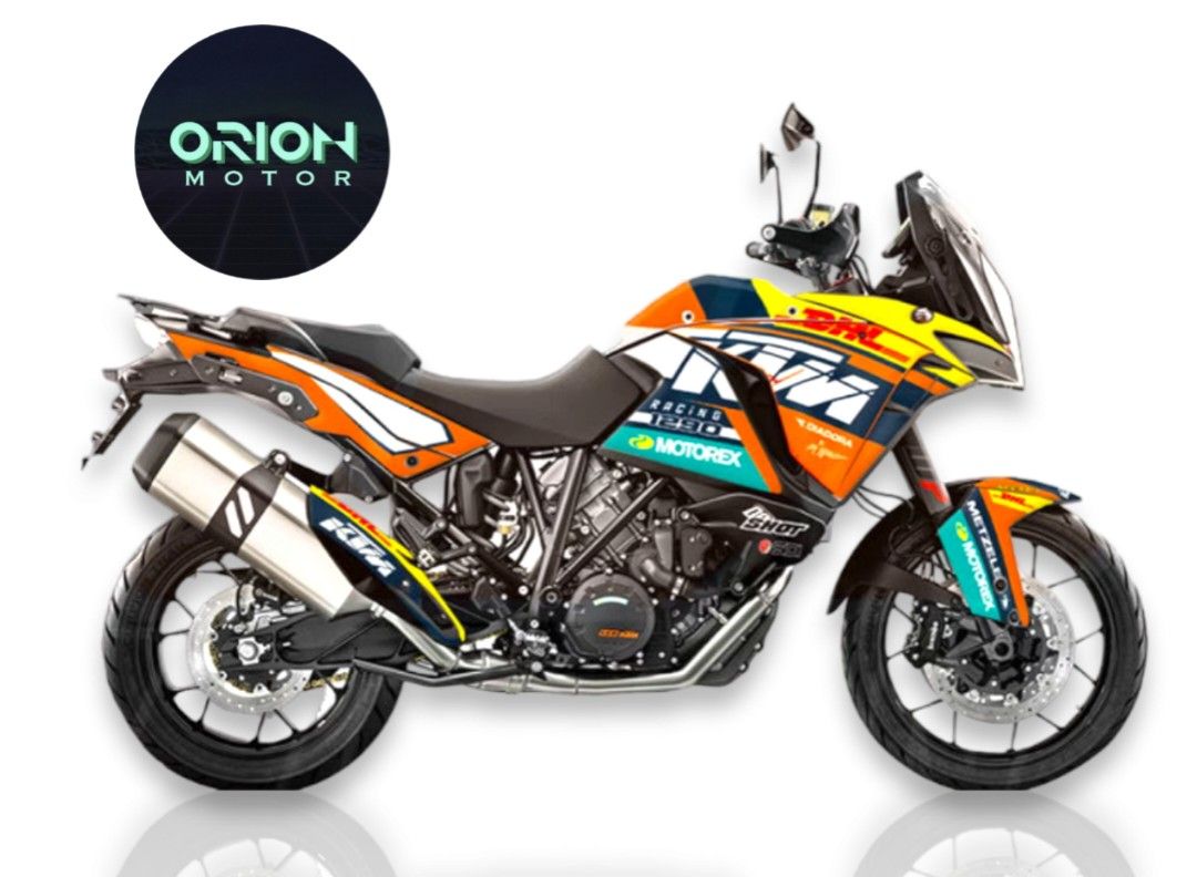 KTM 1290 Decal Kit + Installation, Motorcycles, Motorcycle Accessories ...