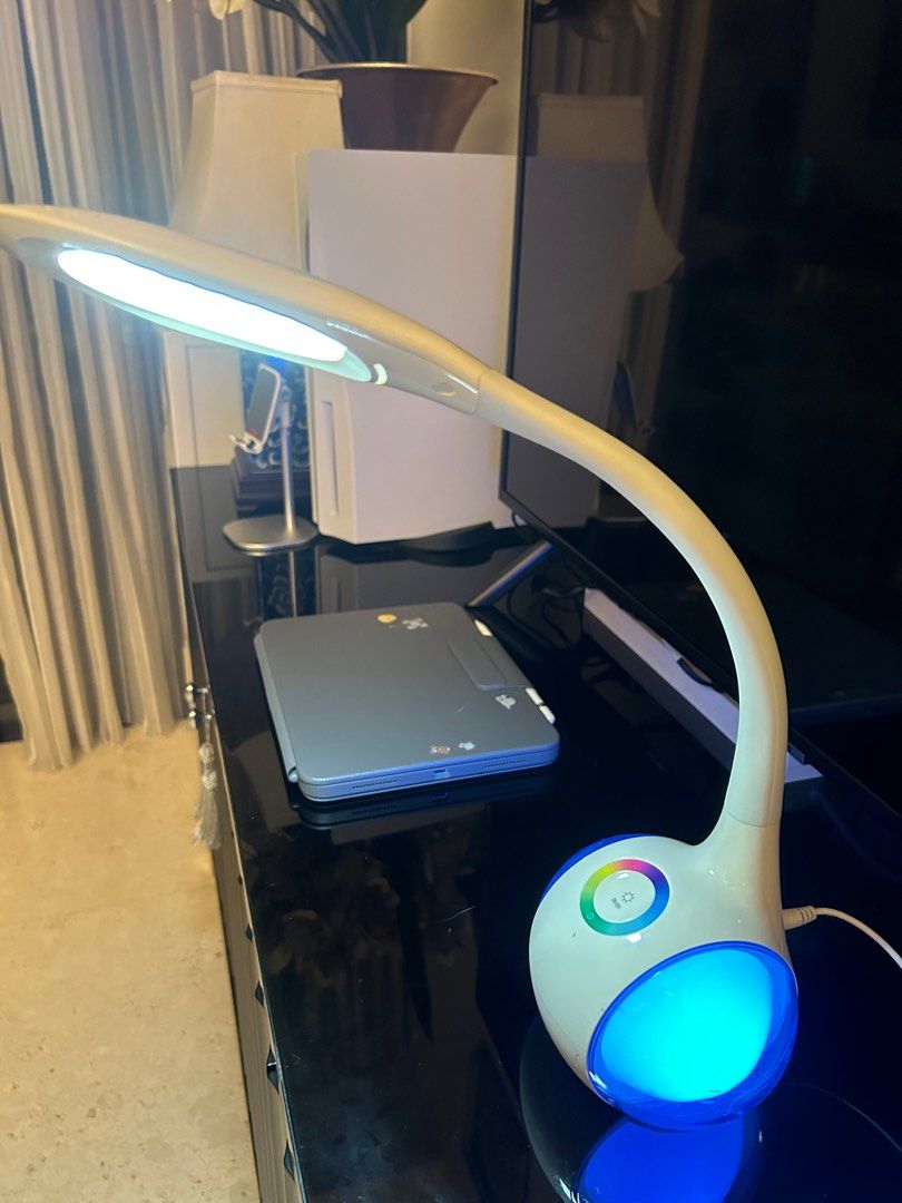 Led eye protecting table lamp, Furniture & Home Living, Lighting & Fans ...