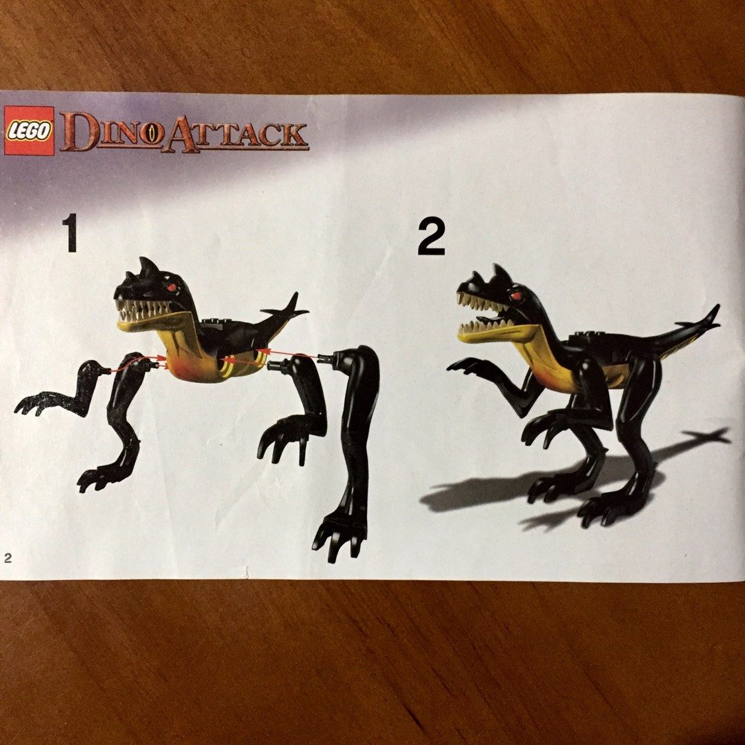 Lego Dinosaur Mutant Raptor / Velociraptor (From 7474 Dino Attack ...