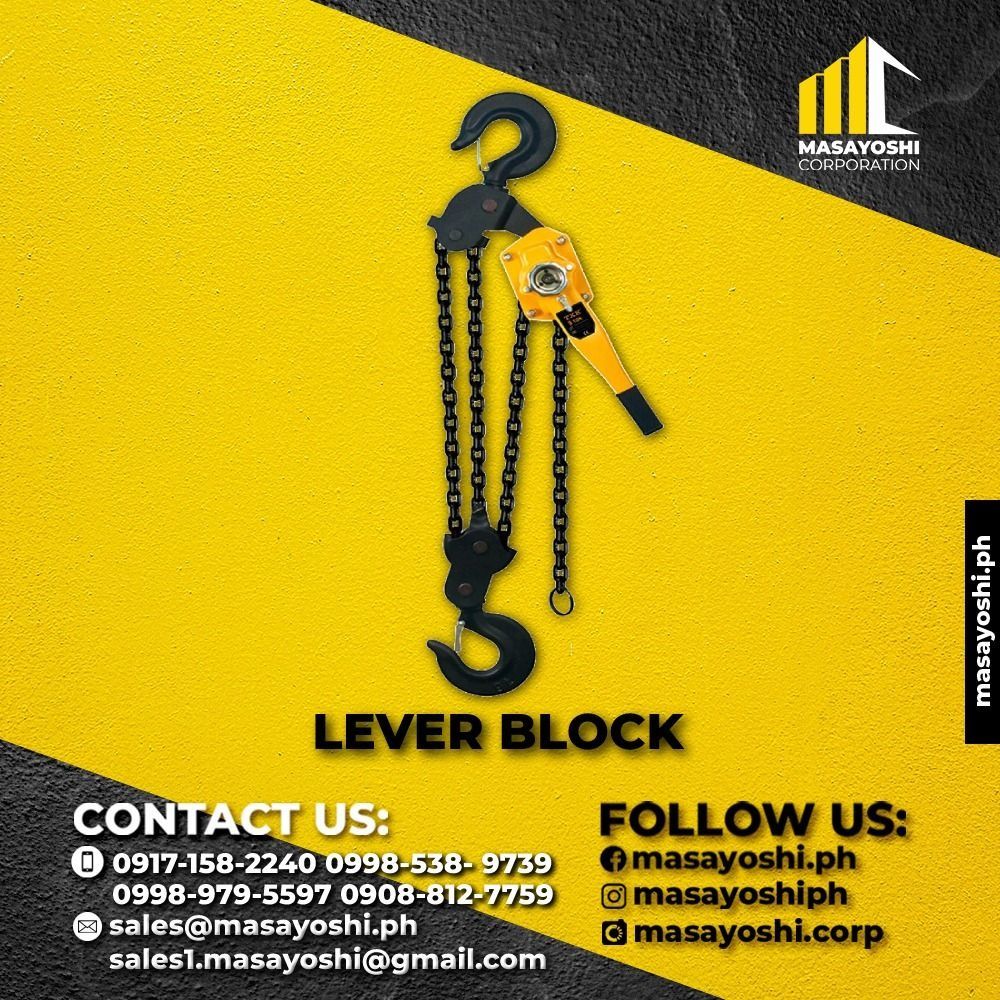 Lever Block Heavy Duty 1T x 1.5M | Construction Equipment | Industrial ...