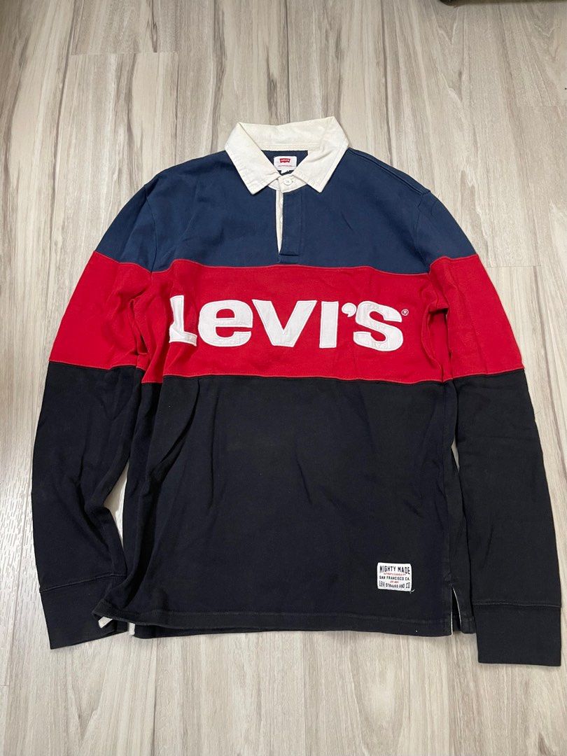 Levis Rugby Shirt S, Men's Fashion, Tops & Sets, Tshirts & Polo Shirts ...