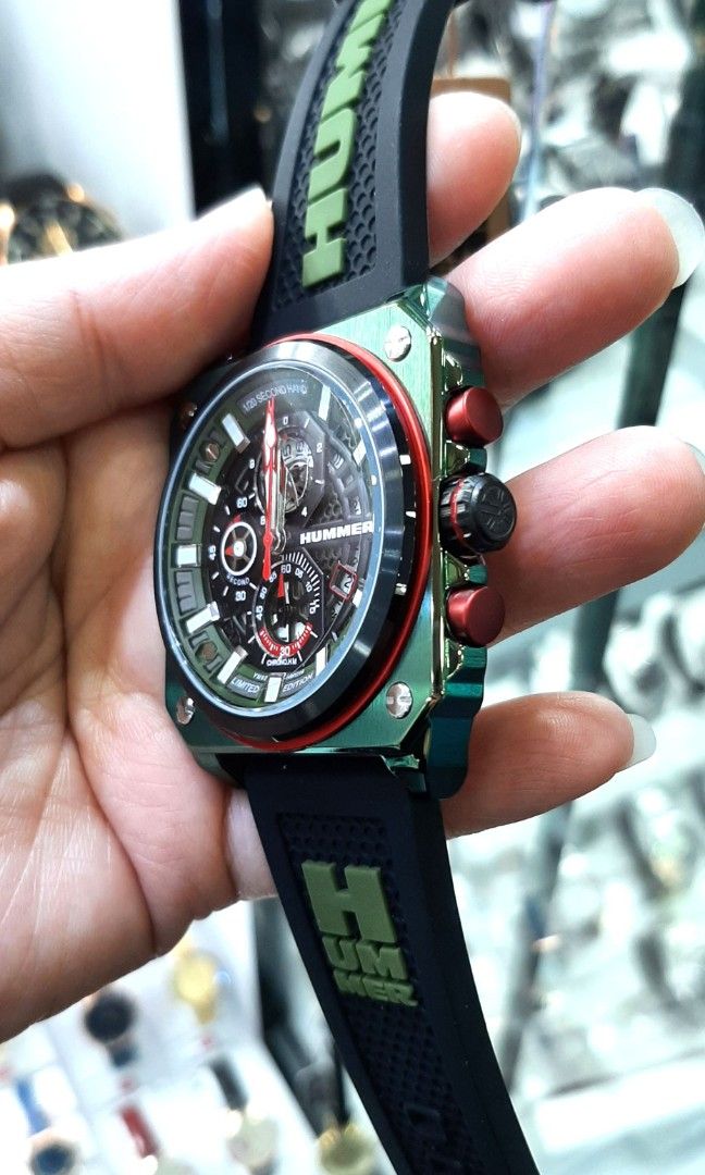 Limited Edition Hummer Chronograph Gift Set HM1019-1002LE, Men's ...