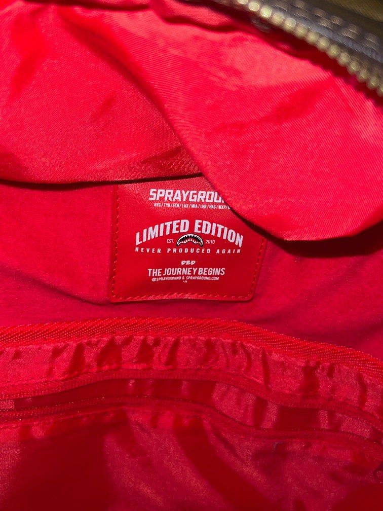 LIMITED EDITION SPRAYGROUND GOLDEN BACKBAG, Men's Fashion, Bags ...