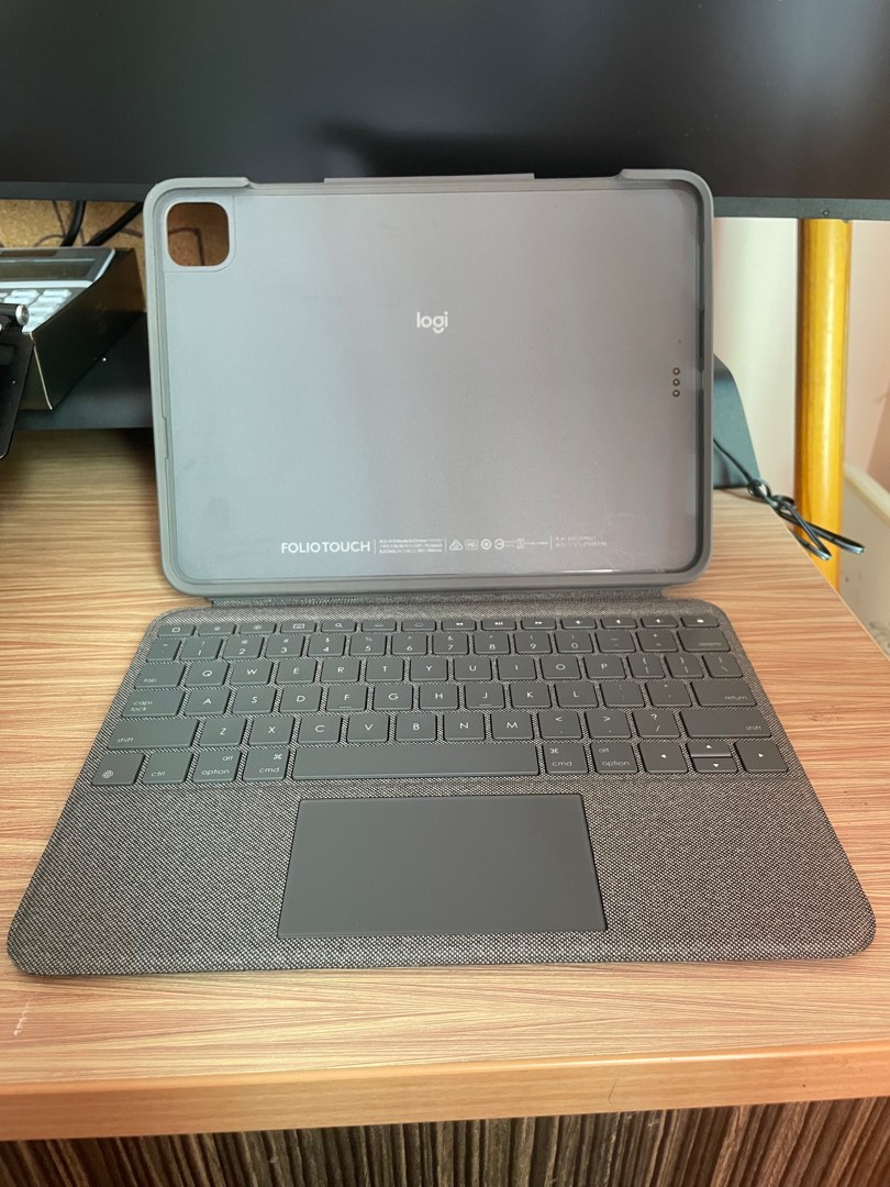 Logitech Folio Touch Ipad Keyboard Mobile Phones Gadgets Tablets Ipad On Carousell