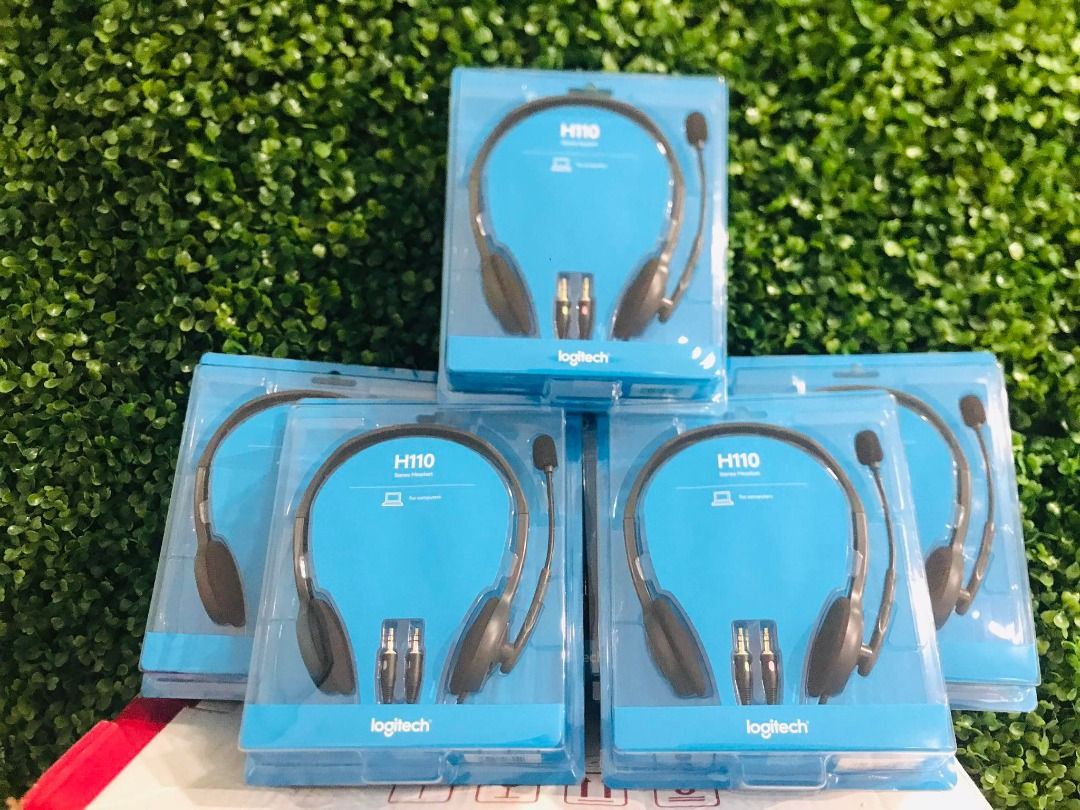 Logitech H110 Stereo Headset, Audio, Headphones & Headsets on Carousell