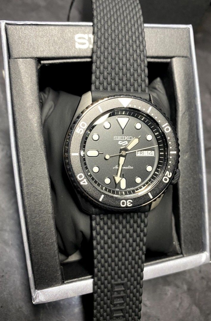 *Lowest Price*Seiko 5 Sports SRPD65K Men's Automatic Silicone Strap ...