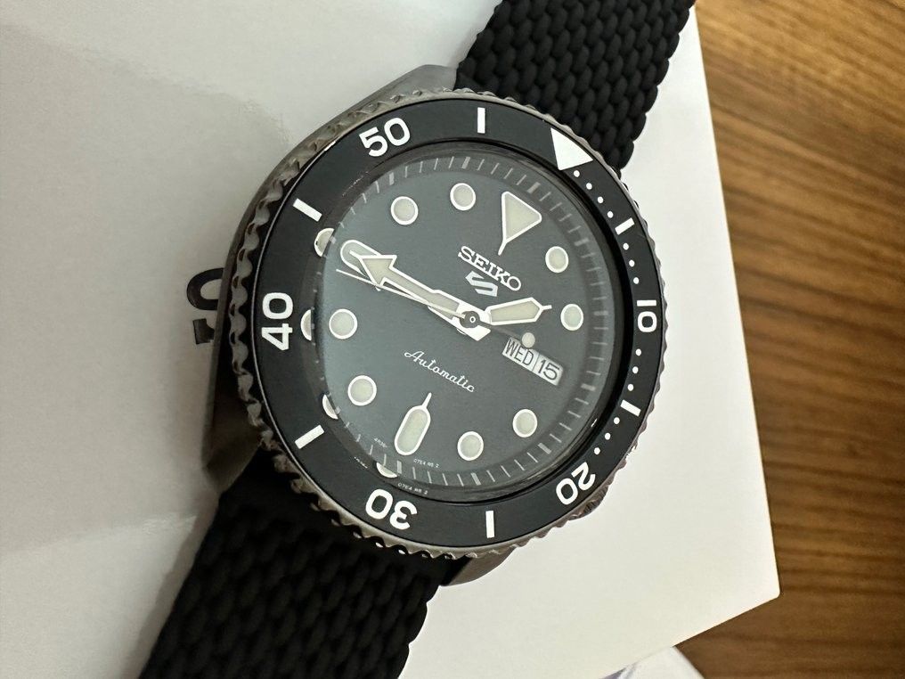 *Lowest Price*Seiko 5 Sports SRPD65K Men's Automatic Silicone Strap ...