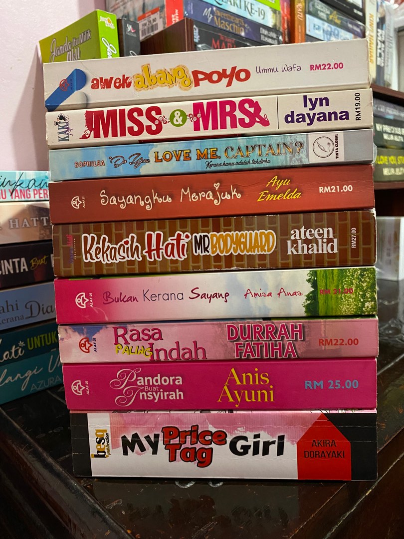 Malay Novels/ Novel Melayu, Hobbies & Toys, Books & Magazines, Fiction ...