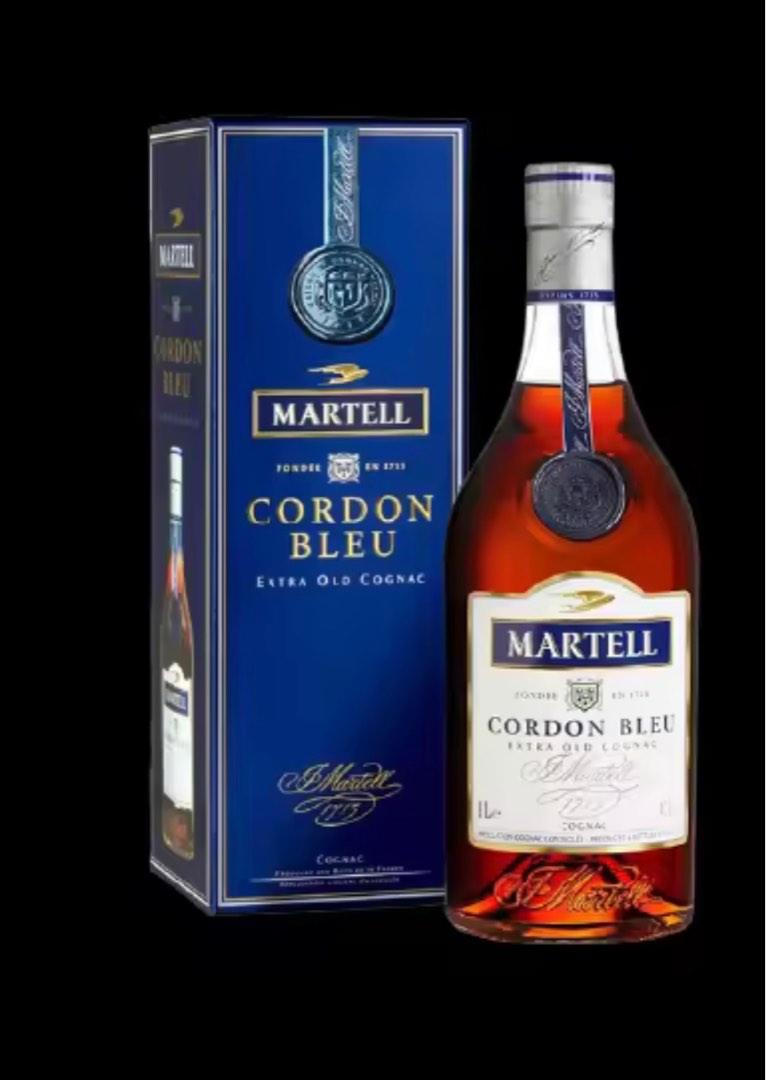 Martell Cordon Bleu 70cl with box., Food & Drinks, Alcoholic Beverages ...