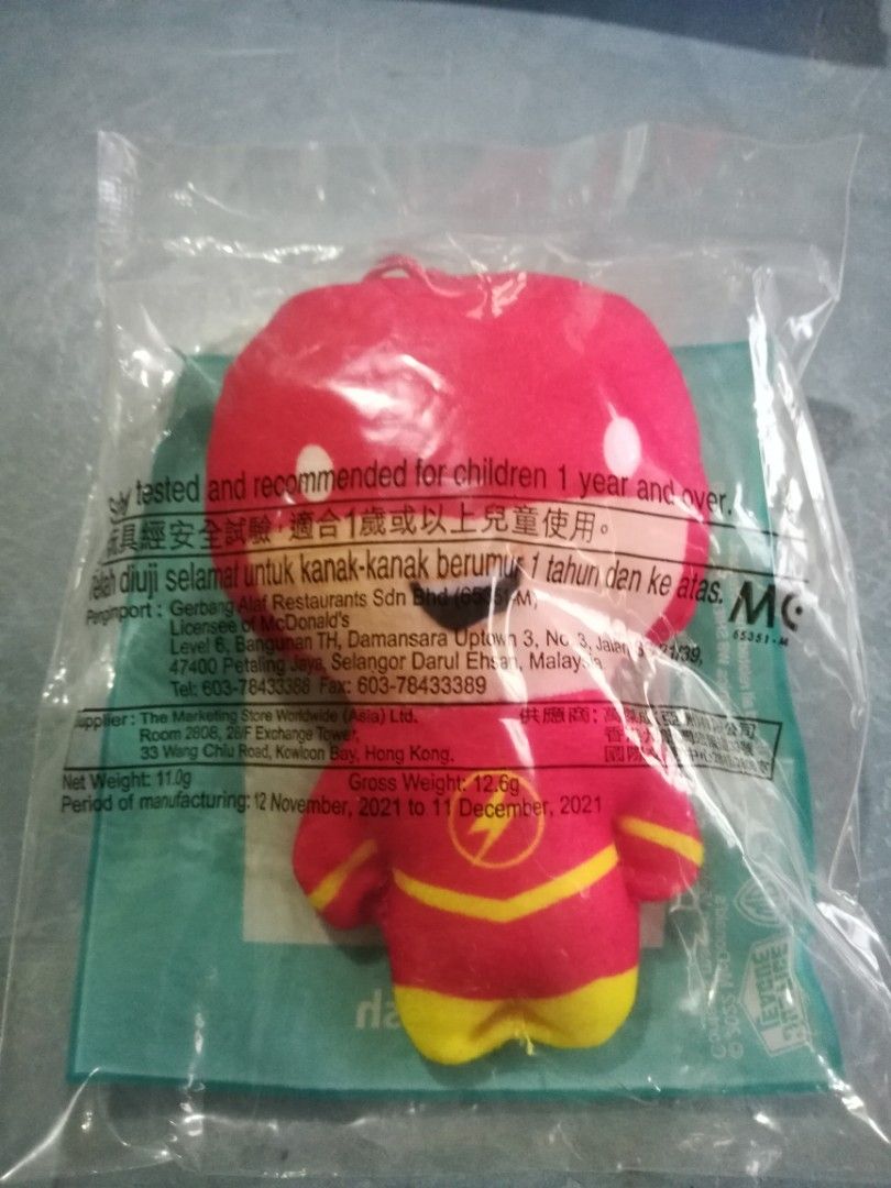 Mcd toy, the flash soft toy, Hobbies & Toys, Toys & Games on Carousell