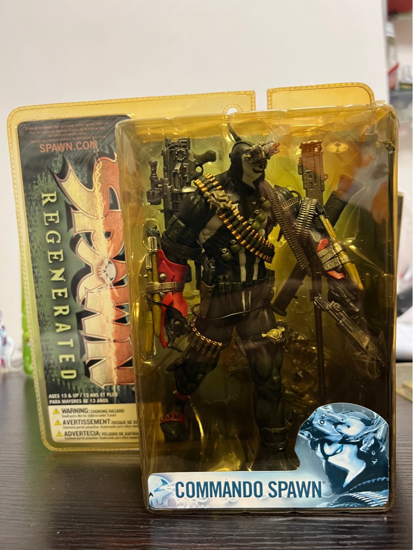 Mcfarlane Spawn 28 commando Spawn, 興趣及遊戲, 玩具 & 遊戲類 - Carousell