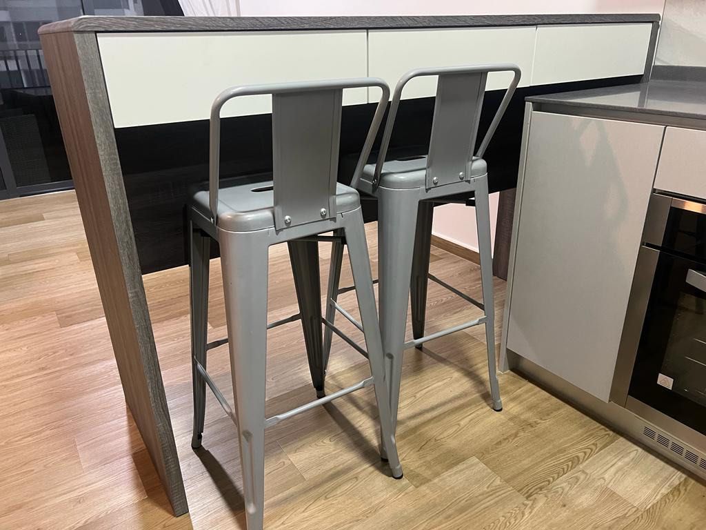 Metal high chair, Furniture & Home Living, Furniture, Tables & Sets on ...