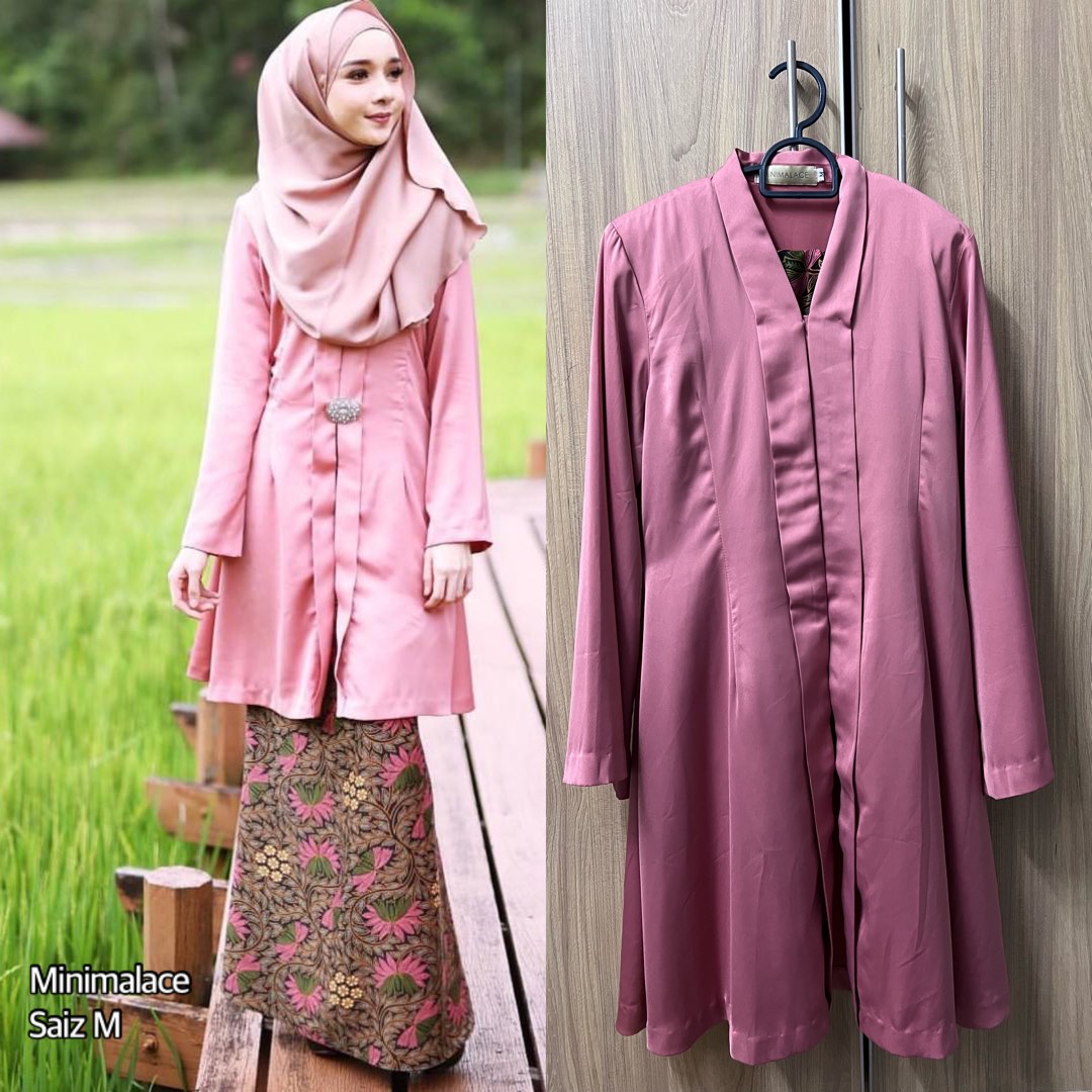 Minimalace soraya batik, Women's Fashion, Muslimah Fashion, Baju Kurung ...