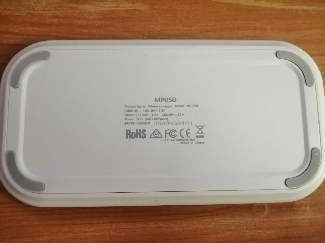 Miniso Wireless Charger & Baseus Wireless Charging Receiver Set, Mobile ...