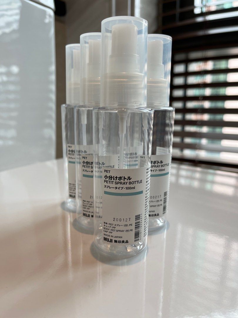 Muji Petit Spray Bottle 100ml, 傢俬＆家居, 其他, 家居改善及收納用品 - Carousell
