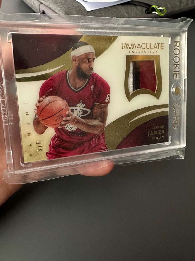NBA basketball panini 2013-2014 immaculate collection Lebron James patch 3/6 heat MVP Goat rare ...