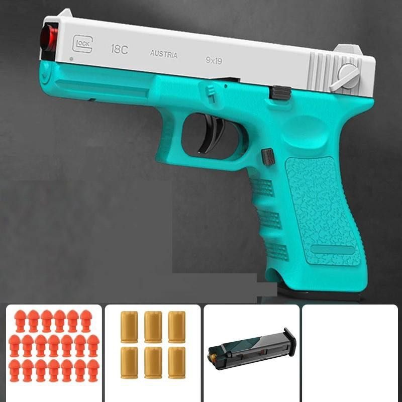 NERF GLOCK TOY BLASTER SHELL EJECTING, Hobbies & Toys, Toys & Games on ...