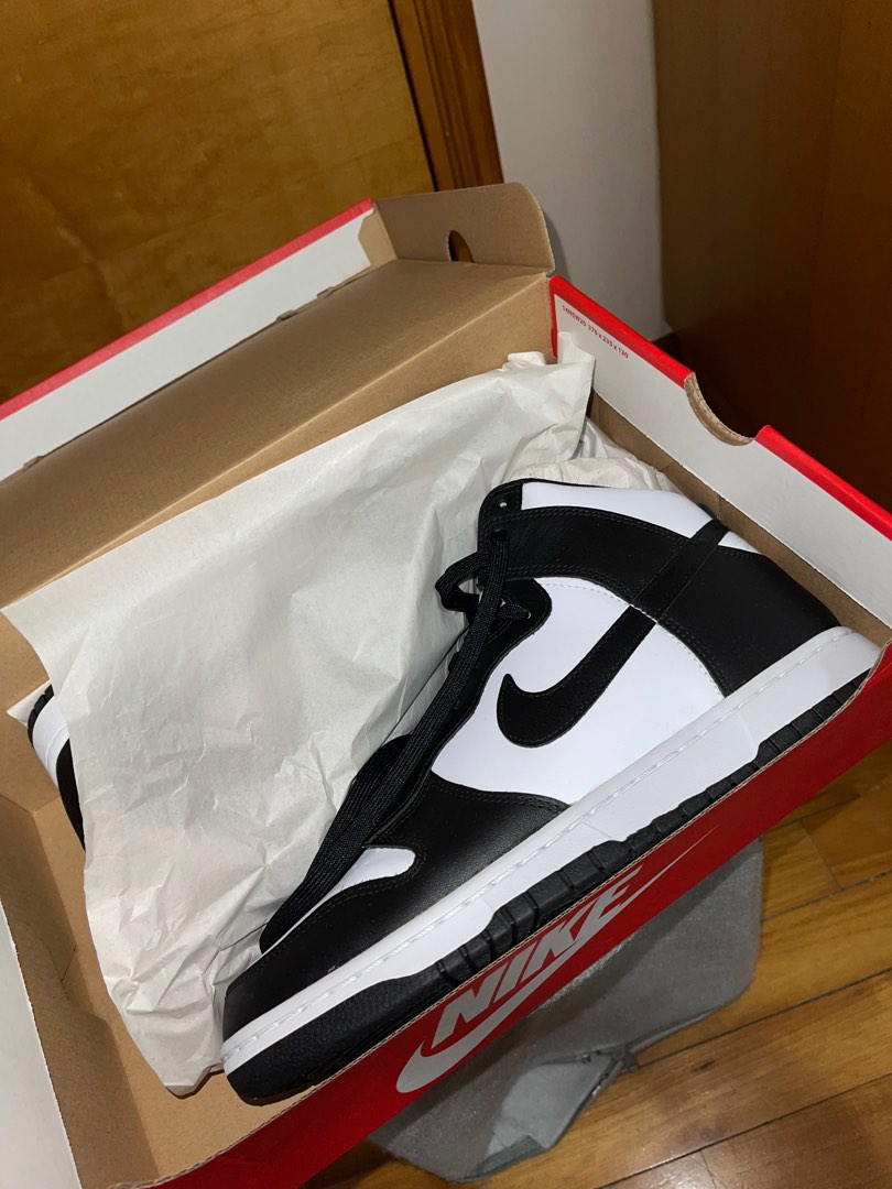 [BNIB] Nike panda dunk high, Men's Fashion, Footwear, Sneakers on Carousell