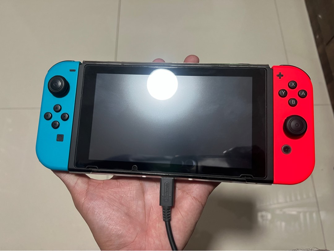 FULL SET Nintendo Switch Gen 2 + 5 GAMES, Video Gaming, Video Game ...