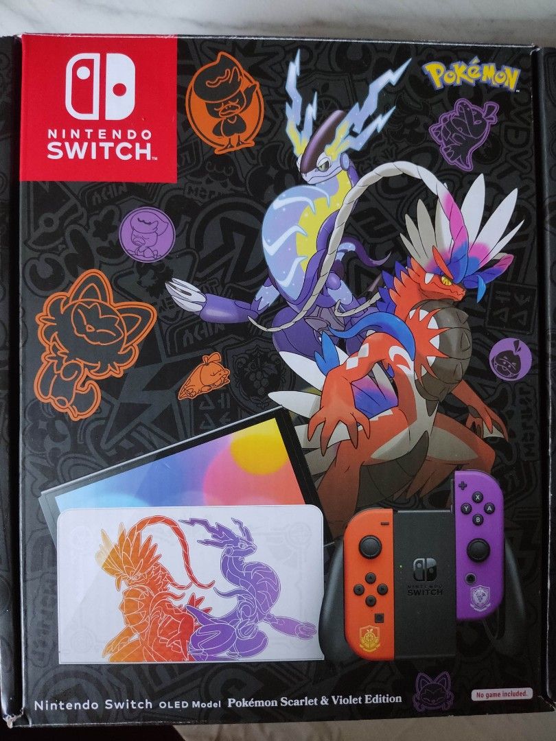 Nintendo Switch Pokemon Scarlet and Violet Edition Dock Adapter HDMI ...