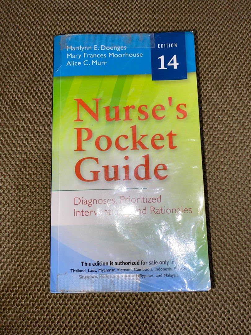 Nurse’s Pocket Guide - NANDA 14th Edition, Hobbies & Toys, Books ...