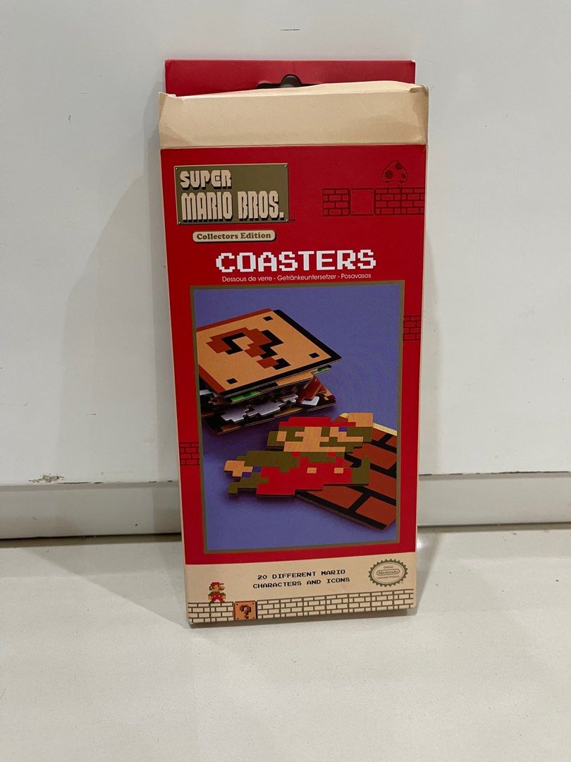 Official Nintendo Licensed Product Super Mario Bros Coasters Collectors ...