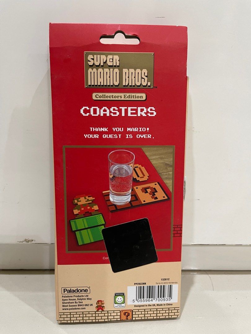 Official Nintendo Licensed Product Super Mario Bros Coasters Collectors ...