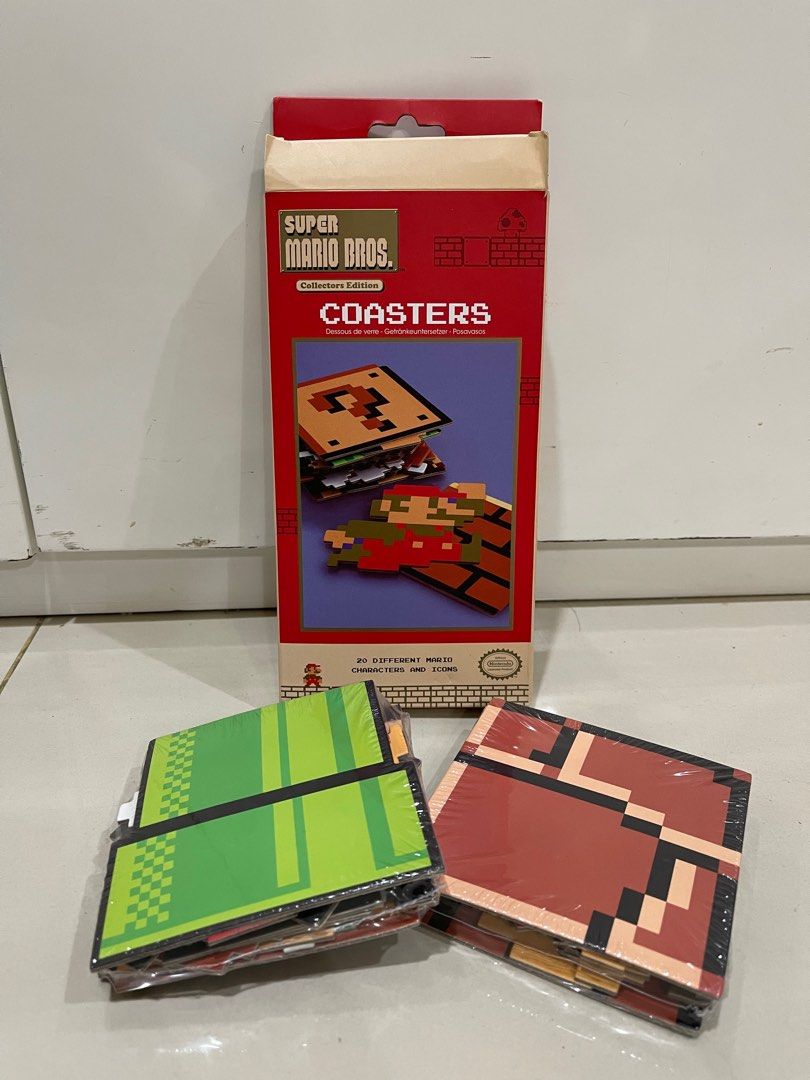 Official Nintendo Licensed Product Super Mario Bros Coasters Collectors ...
