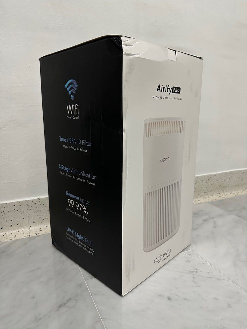 Ogawa Airify Pro True HEPA 13 Air Cleaner, TV & Home Appliances, Air Purifiers & Dehumidifiers ...