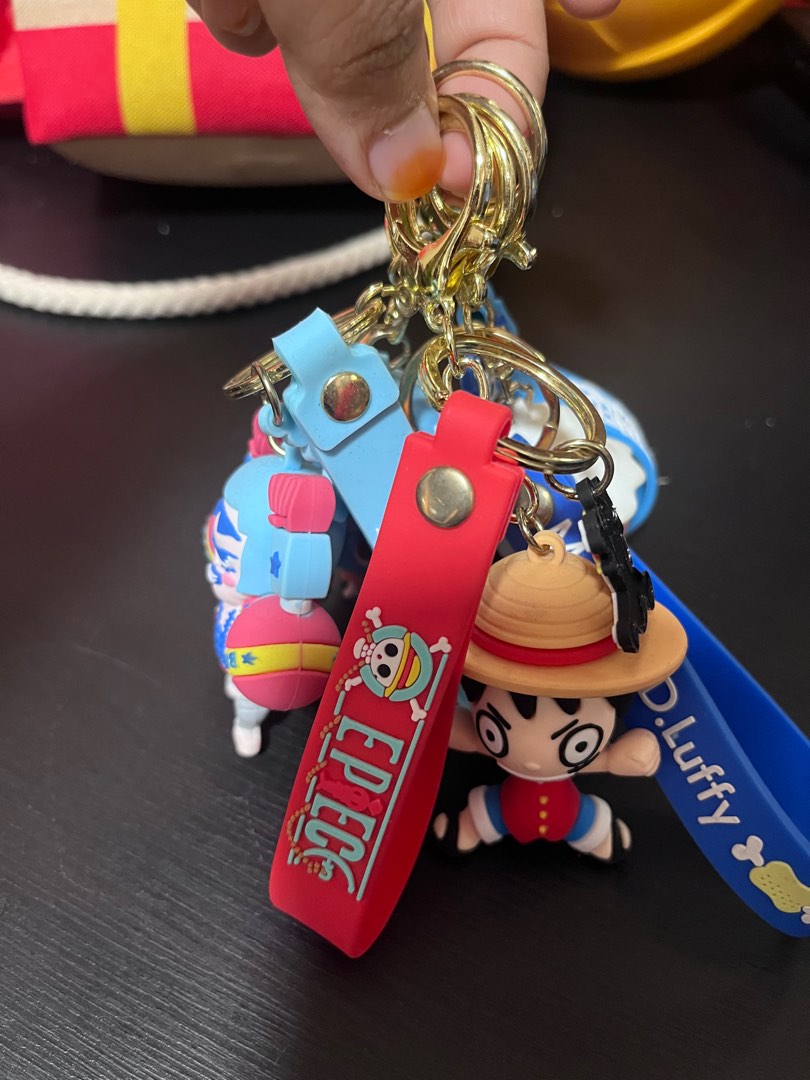 One Piece keychains, Hobbies & Toys, Toys & Games on Carousell