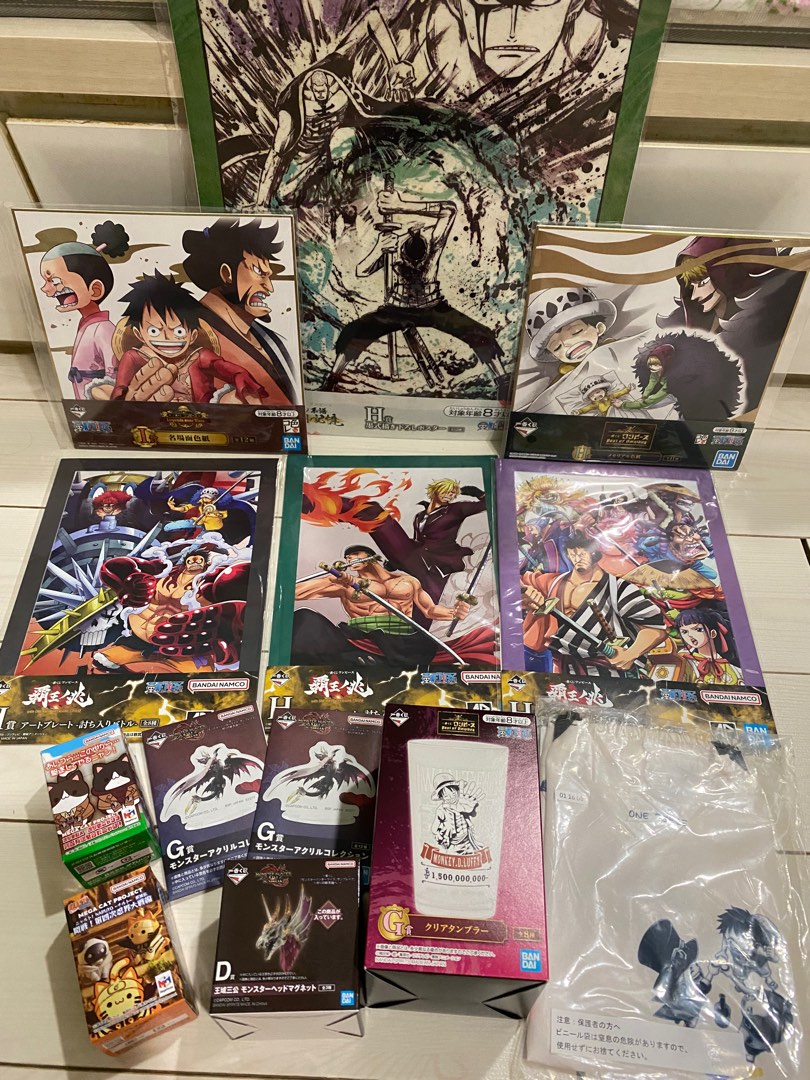 one piece kuji / one piece towel / op towel / op file / op bag / one ...
